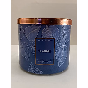 Bath & Body Works FLANNEL 3-Wick Candle 2019 Edition 14.5 oz / 411 g