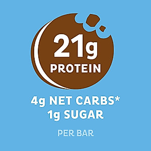 Quests Nutrition Protein Bars, Chocolate Chip Cookie Dough, Cookies & Cream, High Protein Low Carb, Gluten Free, Keto Friendly, 14 Count