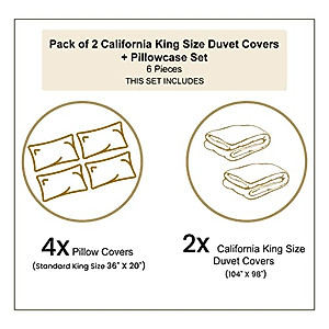 Lunarable Kraken Duvet Cover Sets, Submarine Octopus in Sea Waves with Bubbles Depth of The Ocean Illustration Print, Bedding Set with 2 Duvet Covers 4 Pillowcases, 2 Pack Cal King Size, Red White