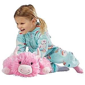 Pillow Pets Barb The Pink Highland Cow