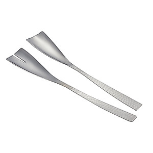 Elegance Salad Servers Hammered