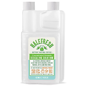 Descaling Solution Coffee Maker Cleaner - All Natural w/8+ Uses Per Bottle for Keurig, Saeco, Gaggia, Ninja and all Coffee and Espresso Maker