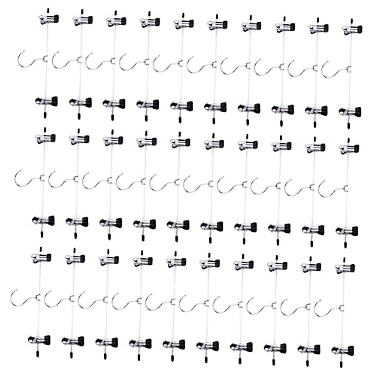 Holibanna 60pcs Socks Hanger Trouser Hangers Space Saving Hanger Nonslip Hangers Retractable Clothes Rack Multifunctional Pants Rack Clip Hanger Simple Hanger Clothes Hanger with Clips Jeans