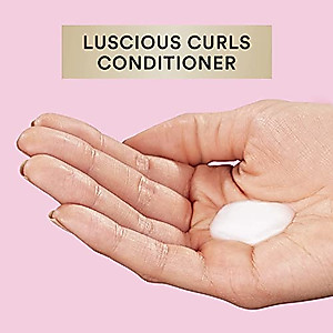 Suave Pink Hair Conditioner for Luscious Curls, 16.5 fl oz, With Amino Acid Complex, Moisturizes and Defines Curls, For Workable, Curly Hair