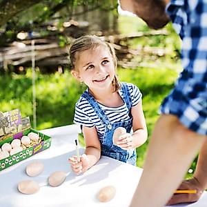 Touber Dinosaur Eggs Excavation, Dig a Dozen Dino Eggs Kit Dinosaur Eggs for 4-11 Year Olds Kids Easter Gifts for 5-12 Year Olds Boys Girls Easter Toys for Kids STEM Games for Kids 6-13 - Easter Eggs