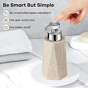 Phneems Automatic Foaming Soap Dispenser - Touchless, Rechargeable, Smart Electric for Bathroom, Kitchen, Commercial Use