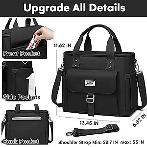 Artelaris Lunch Bag for Men Women, Large Lunch Box Tote for Work, Adult Insulated Leakproof Cooler Bag with Side Pocket & Adjustable Shoulder Strap Lunch Purse,Lunchbag for Picnic Hiking School Beach