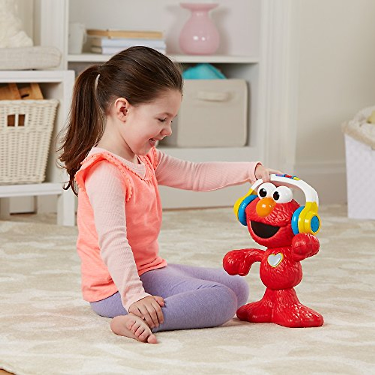 Sesame Street Let's Dance Elmo: 12-inch Elmo Toy that Sings and Dances, With 3 Musical Modes, Sesame Street Toy for Kids Ages 18 Months and Up