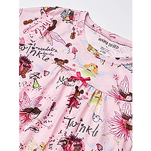 Books to Bed Girl's Long Sleeve Printed Nightgown, Twinkle, 3 Years