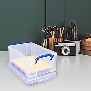 Really Useful 9 Litre Clear Plastic Storage Box