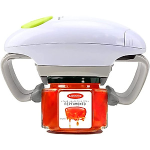 Electric Jar Opener for Weak Hands, one touch automatic deluxe jar opener for seniors with arthritis, chef, Hand Injury and children, for all kinds of Jars