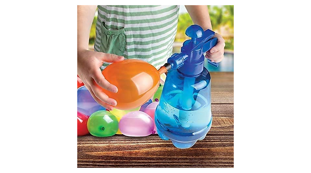 Water Balloon Filling Station with Balloons - Easy & Fun Outdoor Play