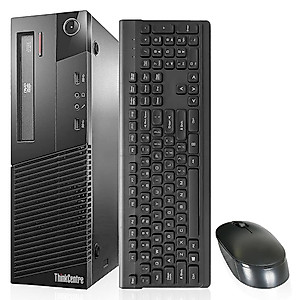 Lenovo Thinkcentre M83 Desktop Refurbished Computer Tower PC, Intel i7 4790 up to 4.0GHz, 32GB RAM,512GB SSD, Built-in AC WiFi, DVD, Windows 10 Pro (Renewed)