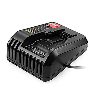 Powilling PCC692L 20V Battery Charger Compatible with Black+Decker 20V MAX Lithium-Ion Battery and Porter Cable Battery PCC680L PCC681L PCC682L PCC685LP PCC699L and Battery LBXR20 LBXR2020 LBX4020