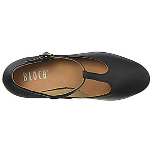 Bloch Women's Chord T-Bar Strap 3" Dance Shoe, Black, 9 Medium US