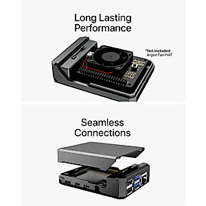Argon NEO Raspberry Pi 4 Case | All Aluminum