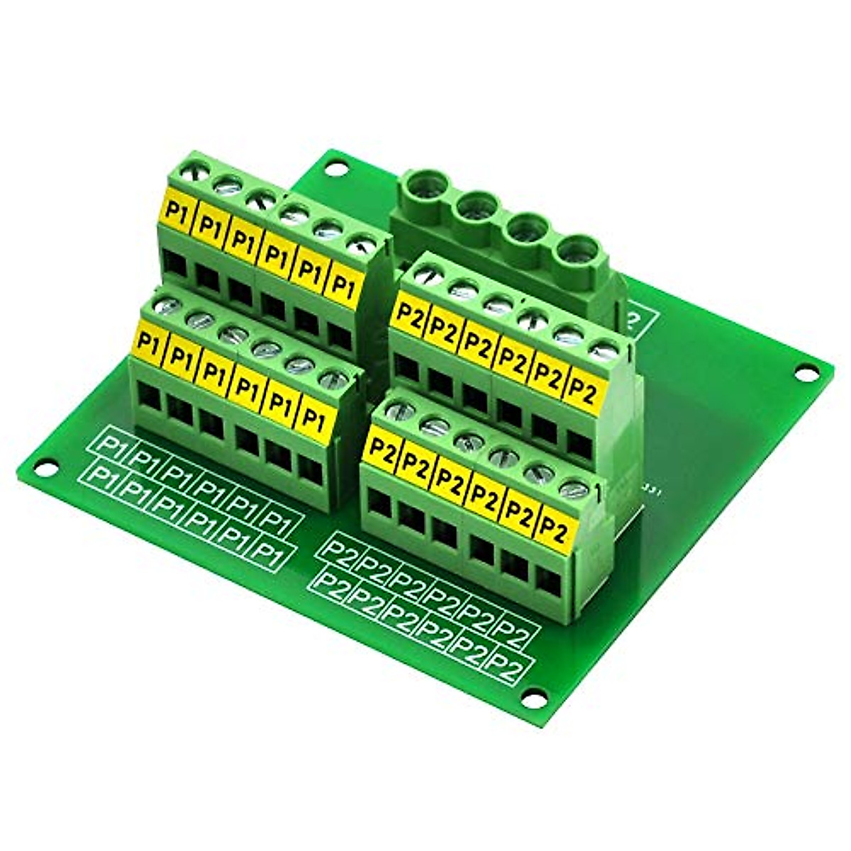 Electronics-Salon Panel Mount 12 Position Power Distribution Module Board.