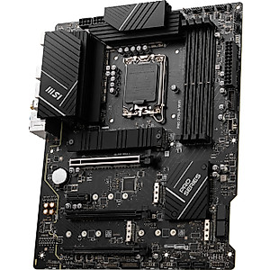 MSI PRO Z790-P WiFi ProSeries Motherboard (Supports 12th/13th/14th Gen Intel Processors, LGA 1700, DDR5, PCIe 5.0, M.2, 2.5Gbps LAN, USB 3.2 Gen2, HDMI/DP, Wi-Fi 6E, Bluetooth 5.3, ATX)