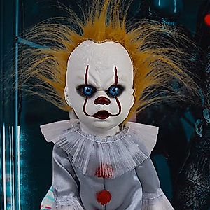 STYLE ON FLEEK Clown Plush Doll Horror Movie Stuffed Toy Figure Scary Terror Halloween Plushies Gifts for Kid Children 5.9' Birthday