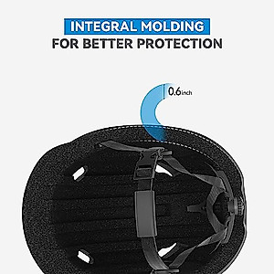 Smart4u SH50U Smart Bike Helmet with Light, Bicycle Helmet with Rear Light | Brake Warning Light | Fall Detection, CPSC Certified, Bike Helmet for Adults Men Women, Bicycle Helmet for Urban Commuter