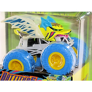 Hot Wheels 2023 Monster Trucks 1:64 Scale Diecast Glow in The Dark Battitude