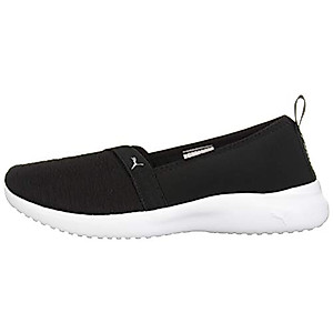 PUMA Womens Adelina, PUMA Womens Black-PUMA Womens Silver, 7