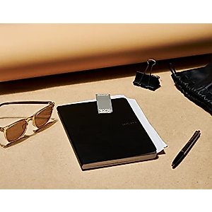 Zequenz Classic 360 Soft cover Notebook, Soft Bound Journal, Large, Black, 5.75" x 8.25", 200 sheets / 400 pages, Squared, Graph, Grid Pattern Premium Paper