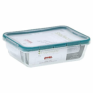 Snapware 6-Cup Total Solution Rectangle Food Storage Container, Glass