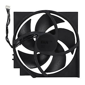 Internal Cooling Fan Connector Module Flex Cable Replacement Compatible with Xbox one S 5 Blades 4-Pin