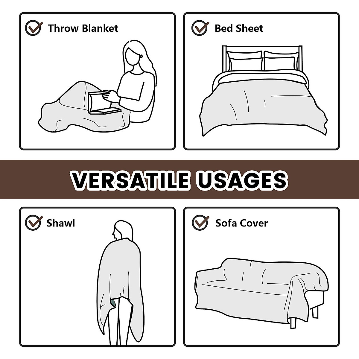 MYSKY HOME Couch Covers for 2 Cushion Couch Sofa Slipcovers Geometrical Sofa Covers for Living Room Sectional Sofa Covers for Dogs (X-Large, 71" x 118", White)