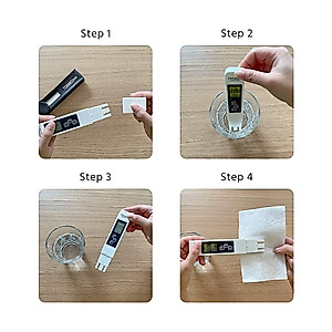 Water Quality Tester, Digital TDS, EC & Temperature Meter 3 in 1 and Digital PH Meter, 0-9999ppm