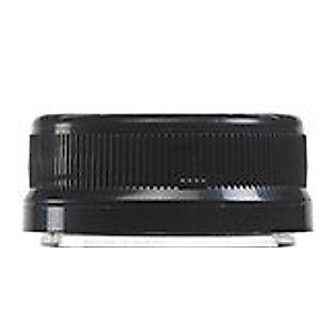 (6) 8 oz. Clear Food Grade Square Plastic Juice Bottles with Black Tamper Evident Caps 6/pack