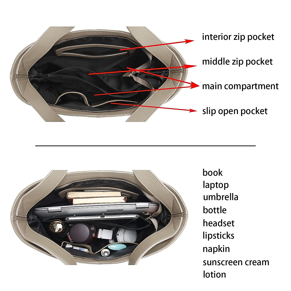 YALUXE Genuine Leather Hobo Bags for Women Slouchy Tote Handbag Purse Crossbody Bag Top Handle Shoulder Bag