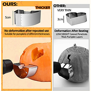 49PCS Pumpkin Carving Kit for Kids Adults, Halloween Pumpkin Carving Tools, 23 PCS Stainless Steel Pumpkin Carving Stencils with 24 Halloween Bat Stickers & 2 Carving Tools