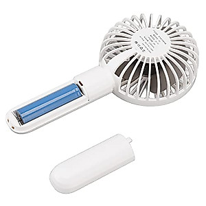 RAZURE Handheld Fan Mini Portable Fan, Cute Mini Personal Fan with 3 Levels Speeds Adjustable, USB Rechargeable Battery Operated Hand Fan for Stylish Women Men Travel Indoor Outdoor