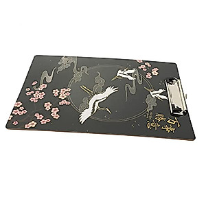 Tofficu 3pcs Acrylic Sheet Nurses Clipboards Paper Clip Holder Hardboard Clipboard Exam Paper Clips A4 File Folder Lightweight Clipboard Black Plate Clamp Multifunction Office Clipboard