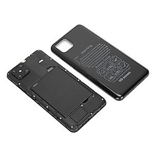 IP 12 Pro 4.66in Unlocked Smartphone, 512MB+4GB, for Android 4.4.2, 0.3MP+ 2MP,1500mAh, Dual Card Dual Standby Cell Phone, WiFi+BT+FM Supported, Expanded 128GB Memory(Black)