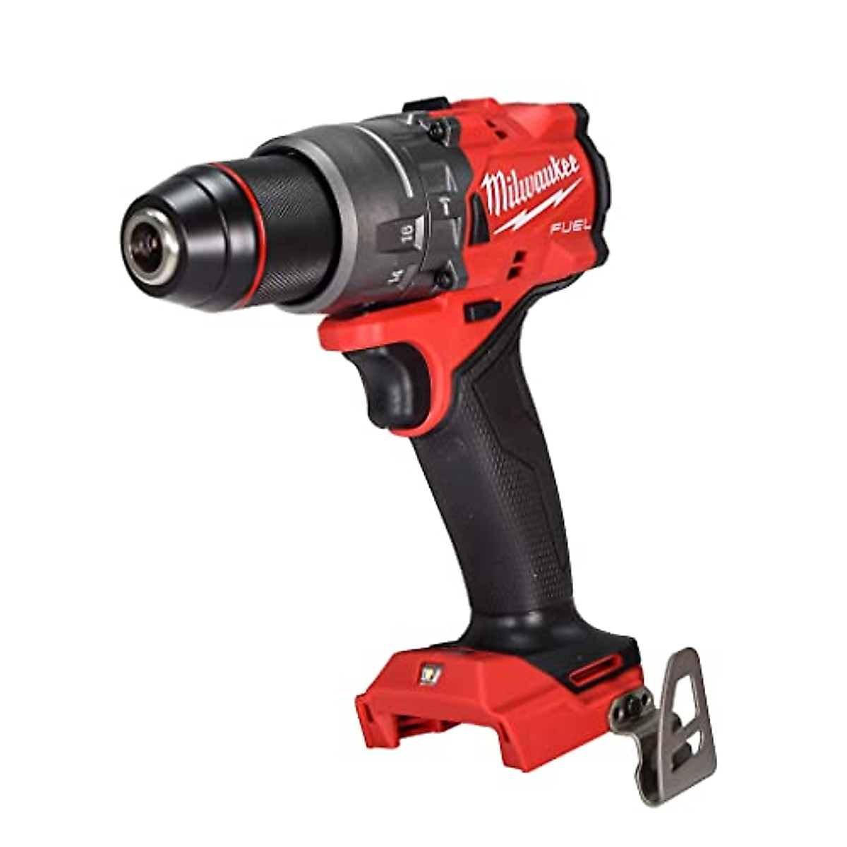 Milwaukee 2904-22 12V 1/2'' Hammer Drill/Driver Kit with (2) 5.0Ah Batteries, Charger & Tool Case Red