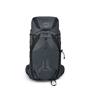Osprey Exos 48L Men's Ultralight Backpacking Backpack, Tungsten Grey, L/XL