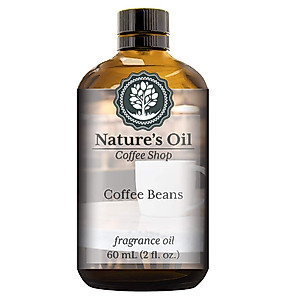 Coffee Beans Fragrance Oil (60ml) for Diffusers, Soap Making, Candles, Lotion, Home Scents, Linen Spray, Bath Bombs, Slime
