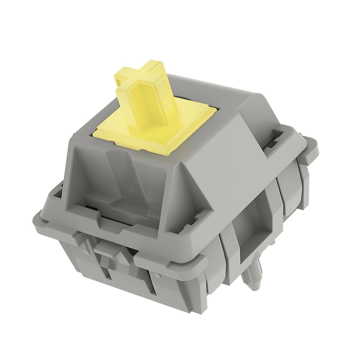 ZugGear DUROCK POM Switches Tactile Sunflower T1 Keyboard Switch 67g Mechanical Switches, 5 Pins Pre-Lubed Tactile Switches (90pcs, DUROCK POM T1)