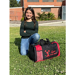 Personalized Kids 18 Inch Sport Duffel Bag With Custom Name & Text - Cheerleading