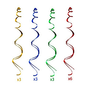 Farm Animal Hanging Swirls Party Ceiling Decorations Barnyard Theme Birthday Baby Shower Decor Event Supplies 30CT