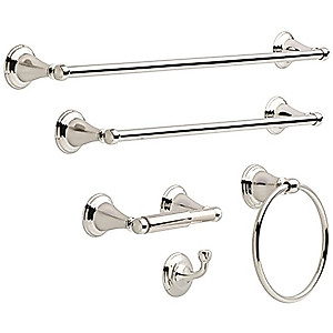 Delta 79635-PC Windemere Bath Hardware Accessory Robe Towel Hook, Polished Chrome