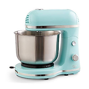 Delish by DASH Compact Stand Mixer, 3.5 Quart with Beaters & Dough Hooks Included - Blue