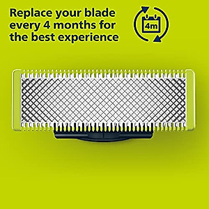 Philips Norelco OneBlade Hybrid Electric Trimmer and Shaver, Frustration Free Packaging, QP2520/90