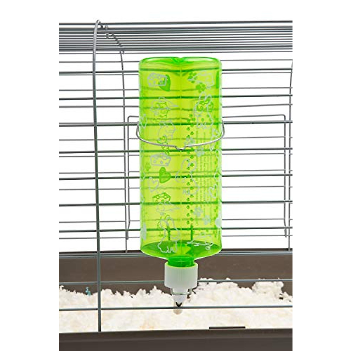 Lixit Critter Bright Water Bottles for Hamsters, Rabbits, Chinchillas, Ferrets, Guinea Pigs and Other Small Animals. (32 Ounce Pack of 1, Assorted)