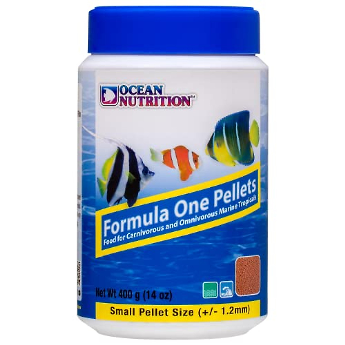 Ocean Nutrition Formula One Pellets 14-Ounces (400 Grams) Jar - Small Pellet Size
