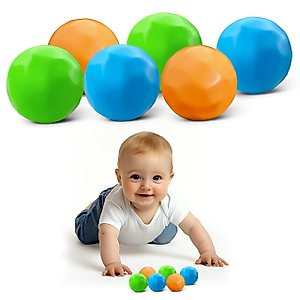 Multi-Colored Replacement Ball Set for VTech Drop & Go Dump Truck | Vibrant, Colorful Rock Balls Compatible with Vtech Construction Toy | 6