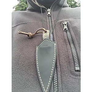 Perkin Handmade Knife - Damascus Steel Hunting Knife - Neck Knife